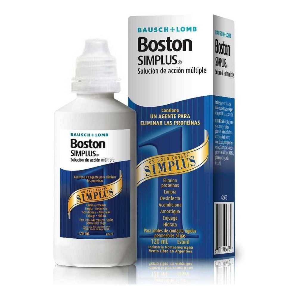 Boston Simplus Solución Multipropósito X 120 Ml - pedidosfarma