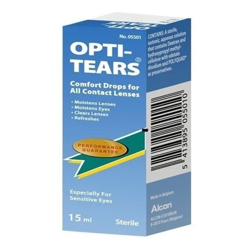 Opti Tears Lagrimas Lubricantes Humectantes Lentes Contacto - pedidosfarma