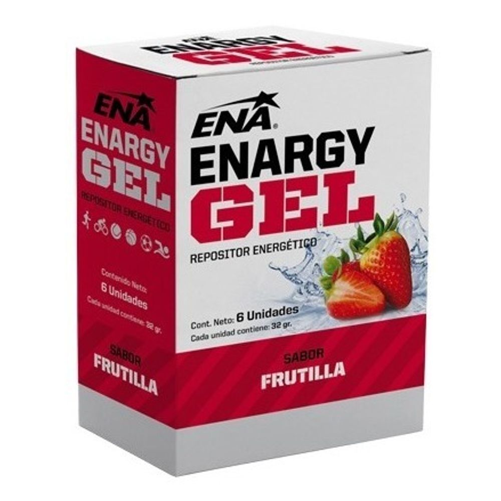Ena Enargy Gel Repositor Energetico Frutilla X 6 Unidades - pedidosfarma