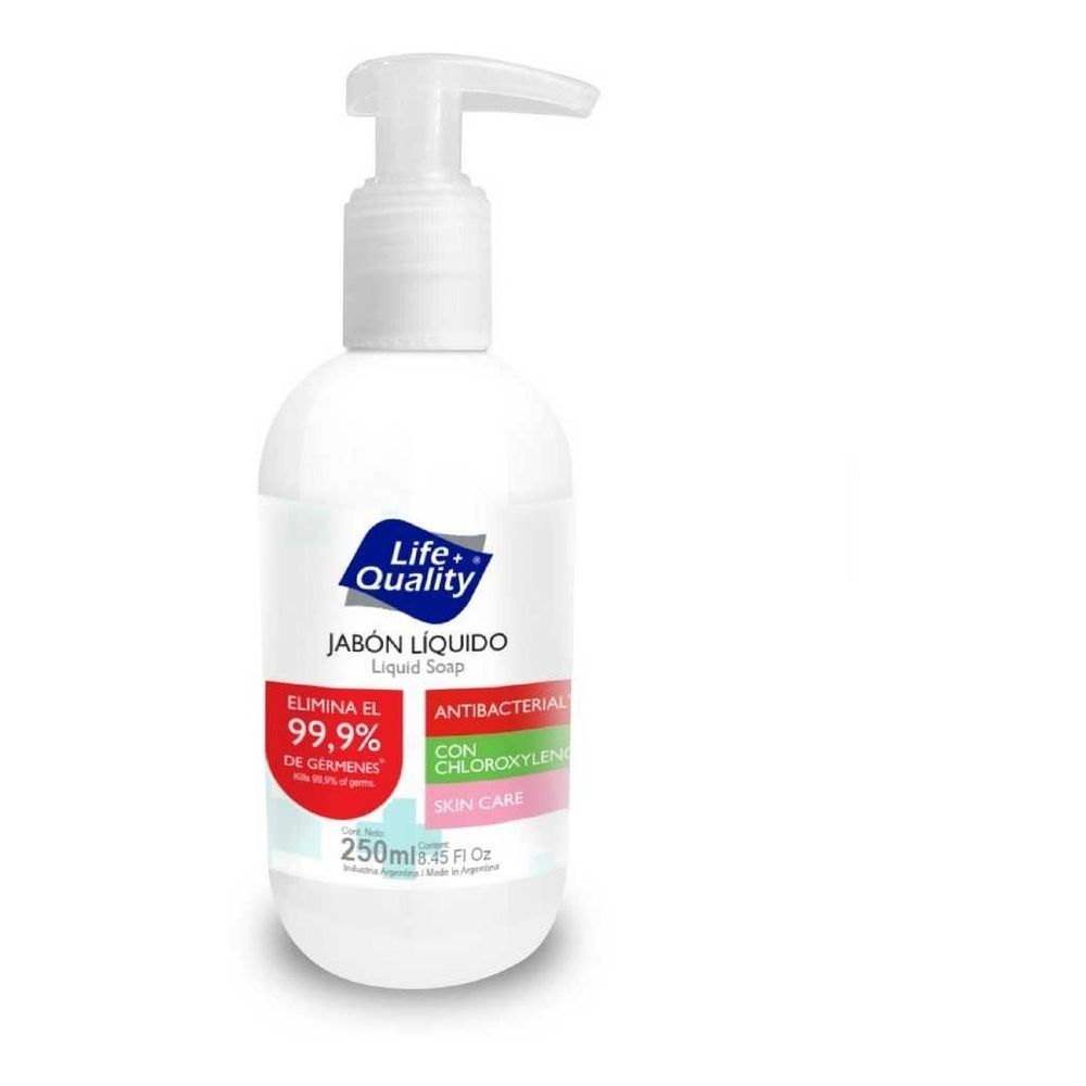 Life Quality Skin Care Jabón Líquido Antibacterial 250ml - pedidosfarma