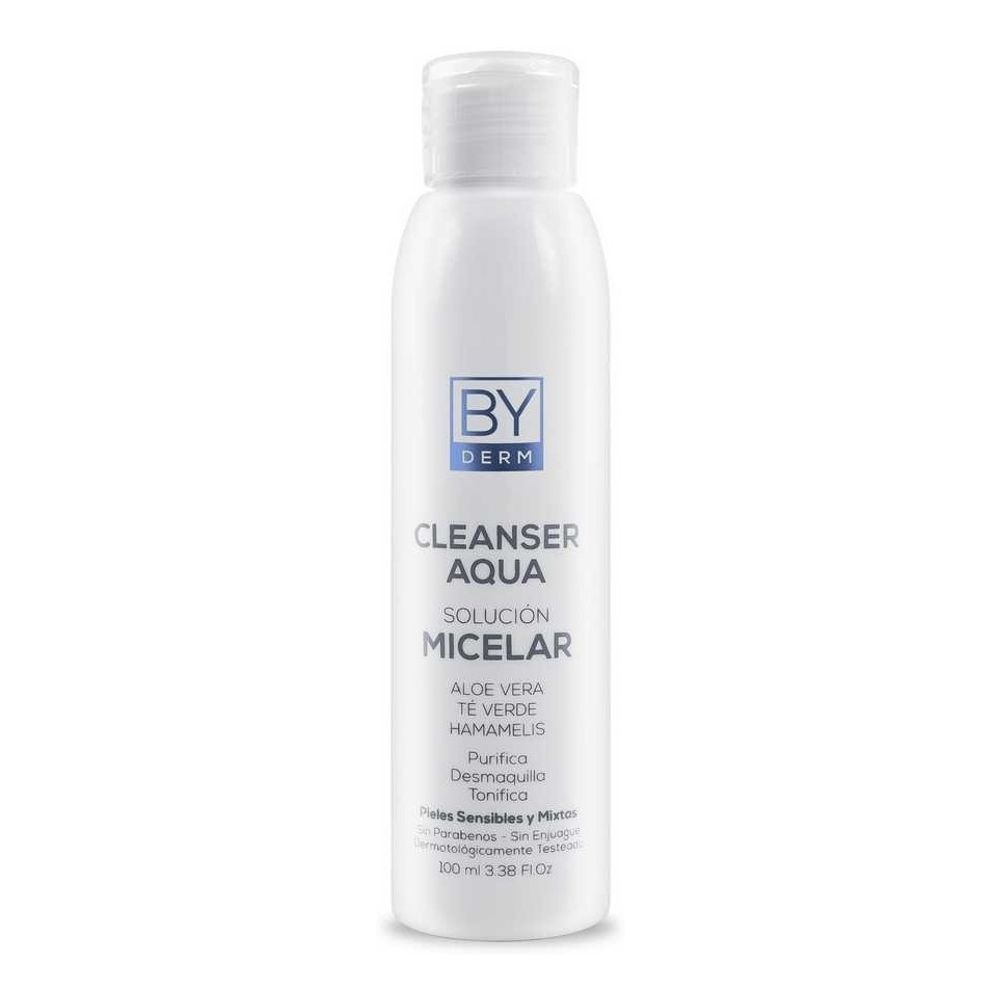 By Derm Clanser Aqua Piel Sensible Solución Micelar 100ml - pedidosfarma