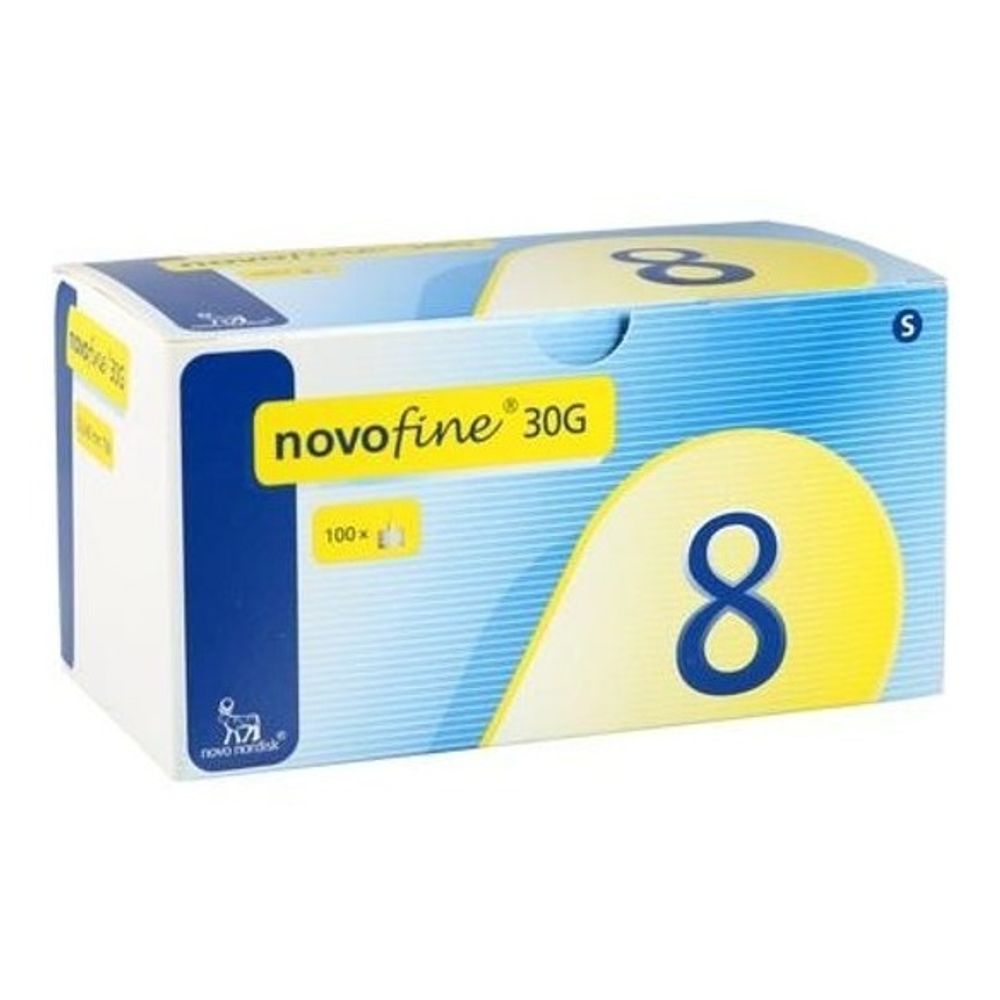 Novofine Agujas 30g X 8 Mm Para Pen Caja 100 Unidades - pedidosfarma