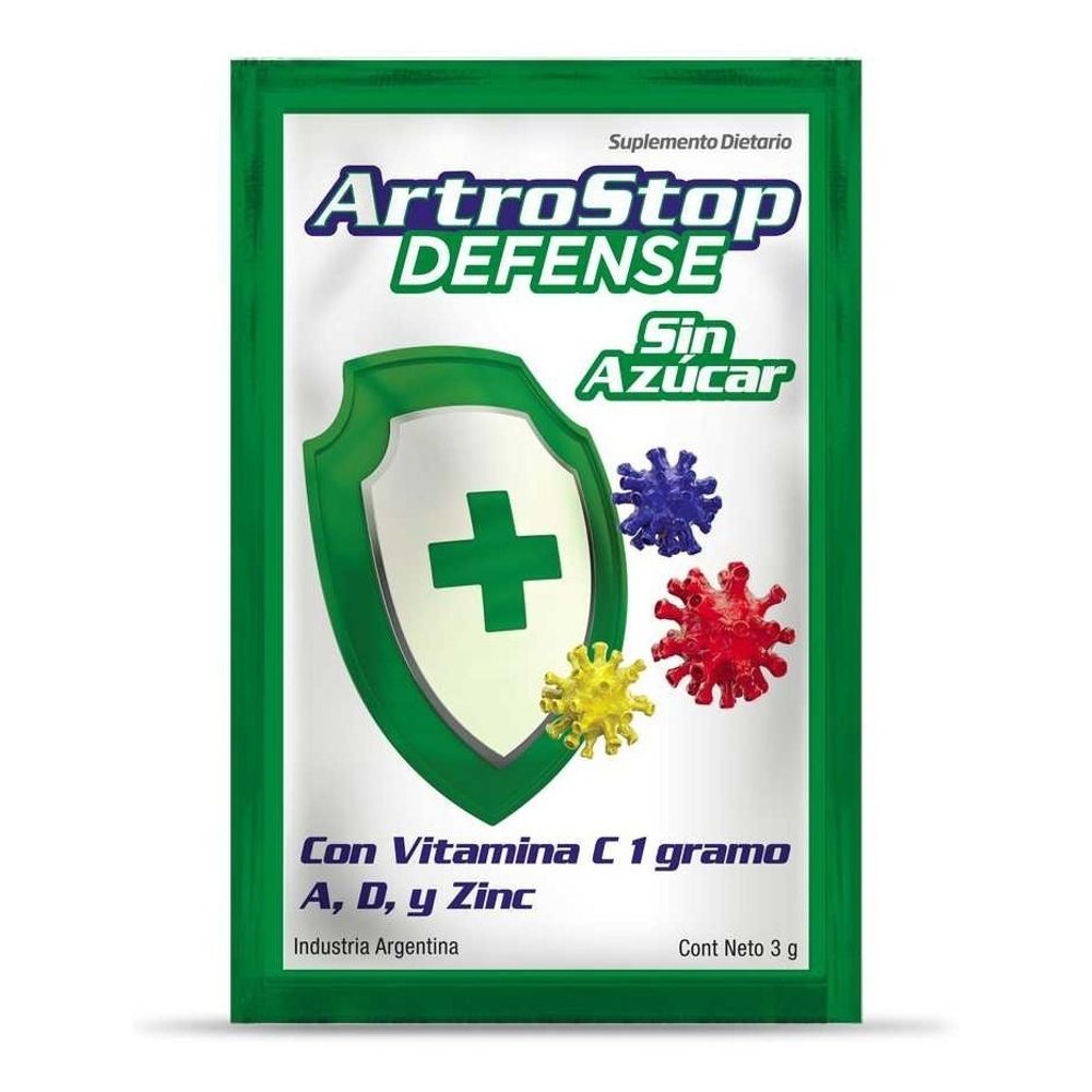 Artrostop Defense Sin Azucar Suplemento Dietario 10 Sobres - pedidosfarma