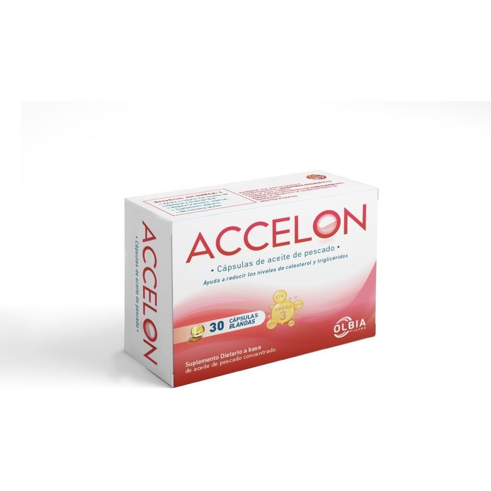 Accelon Perlas De Omega 3 Aceite De Pescado 30 Cápsulas En FarmaPlus ...