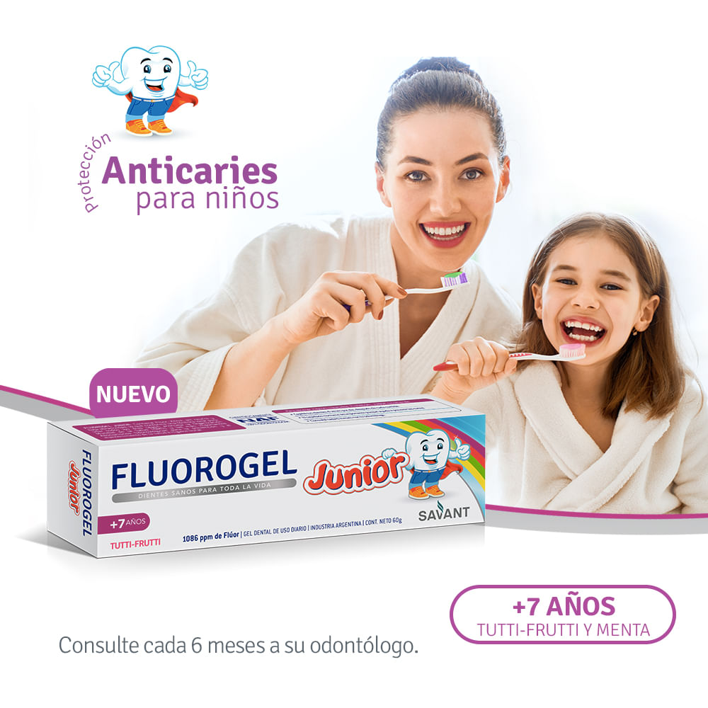 Fluorogel Junior +7 Años Tutti Frutti Gel Dental 60g 1u En FarmaPlus ...