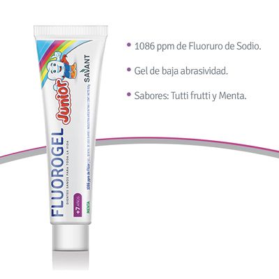 Fluorogel Junior +7 Años Menta Gel Dental 60g 1 Unidad En FarmaPlus ...